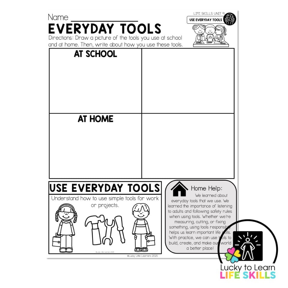 Lucky to Learn Life Skills - Unit 9 Technology and Tools - Use Everyday ...