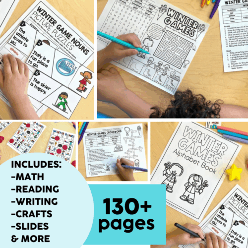 Olympic Winter Games Pack - Lucky Little Learners