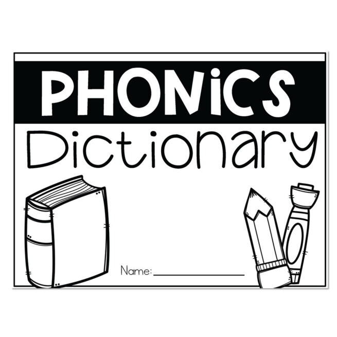 Phonics Dictionary - Cover - Lucky Little Learners
