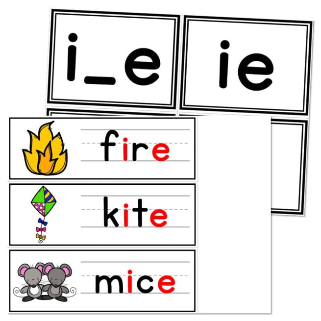 Phonics Word Wall - Long I - Lucky Little Learners