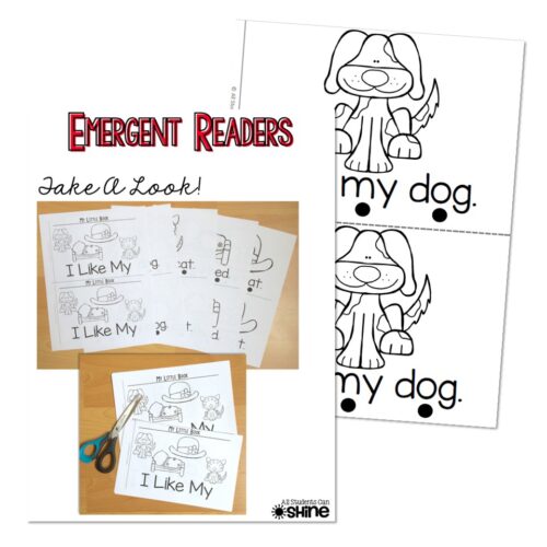 Small Group Reading Activities - Phonics - Emergent Reader Booklets ...