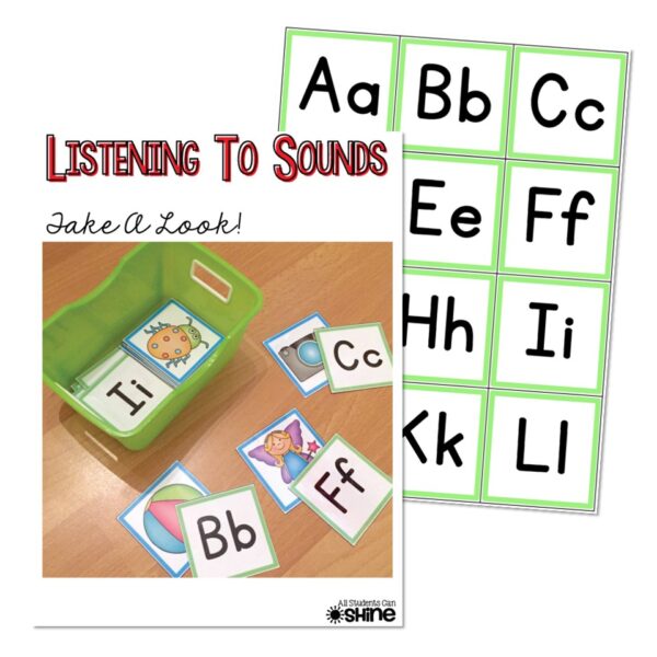 Small Group Reading Activities - Phonics - Listening to Sounds ...