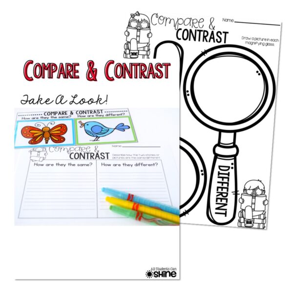 Small Group Reading Activities - Reading Comprehension - Compare and ...