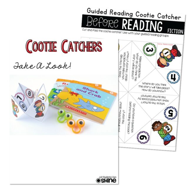 Small Group Reading Activities - Reading Comprehension - Guided Reading ...