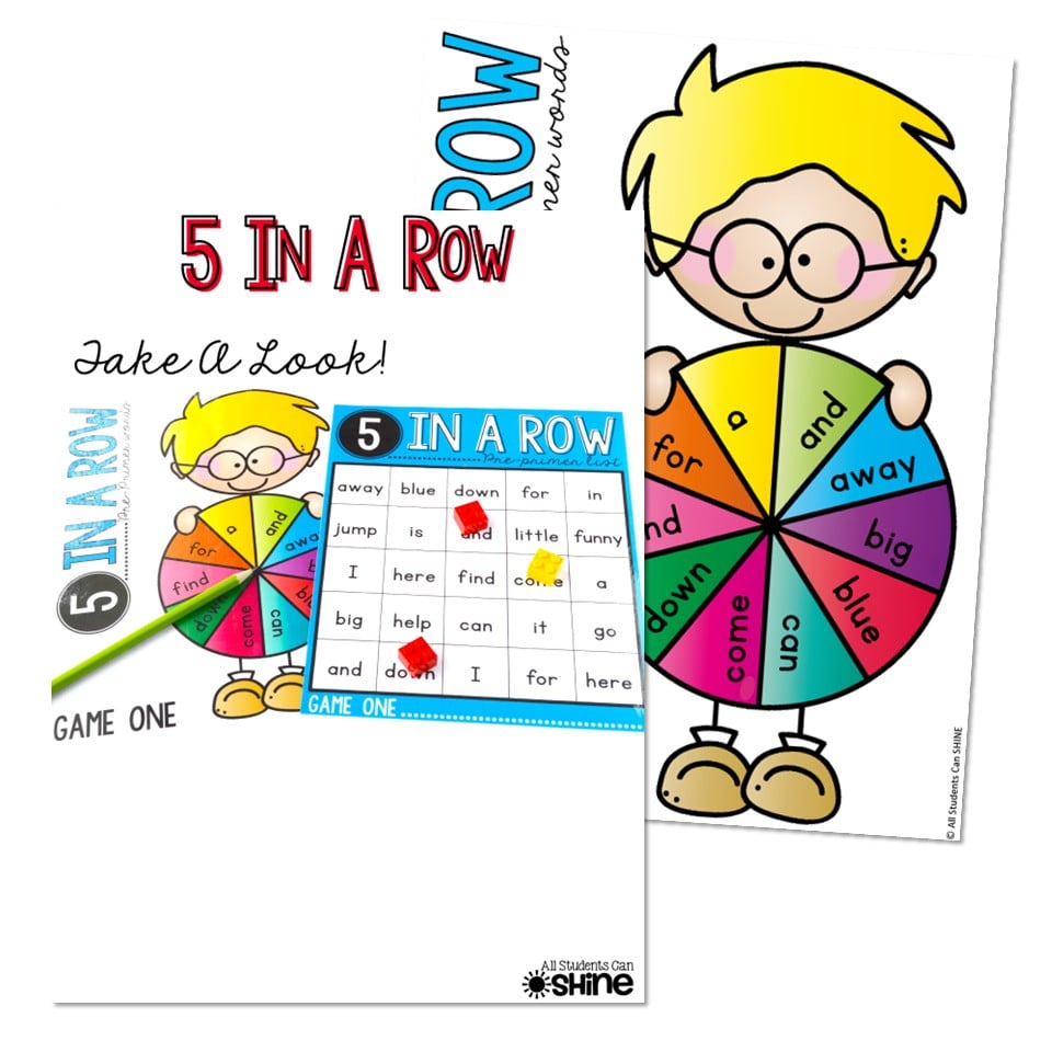 Small Group Reading Activities - Sight Words and Short Passages - Five ...