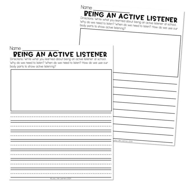 Time to Talk - Behavior - Lesson 2 - Active Listening - Being an Active ...