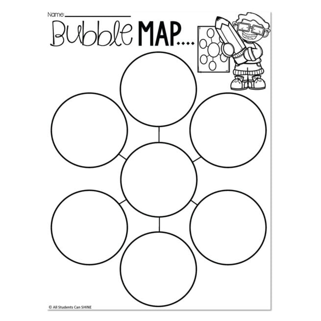 Writer's Workshop - Bubble Maps - Lucky Little Learners