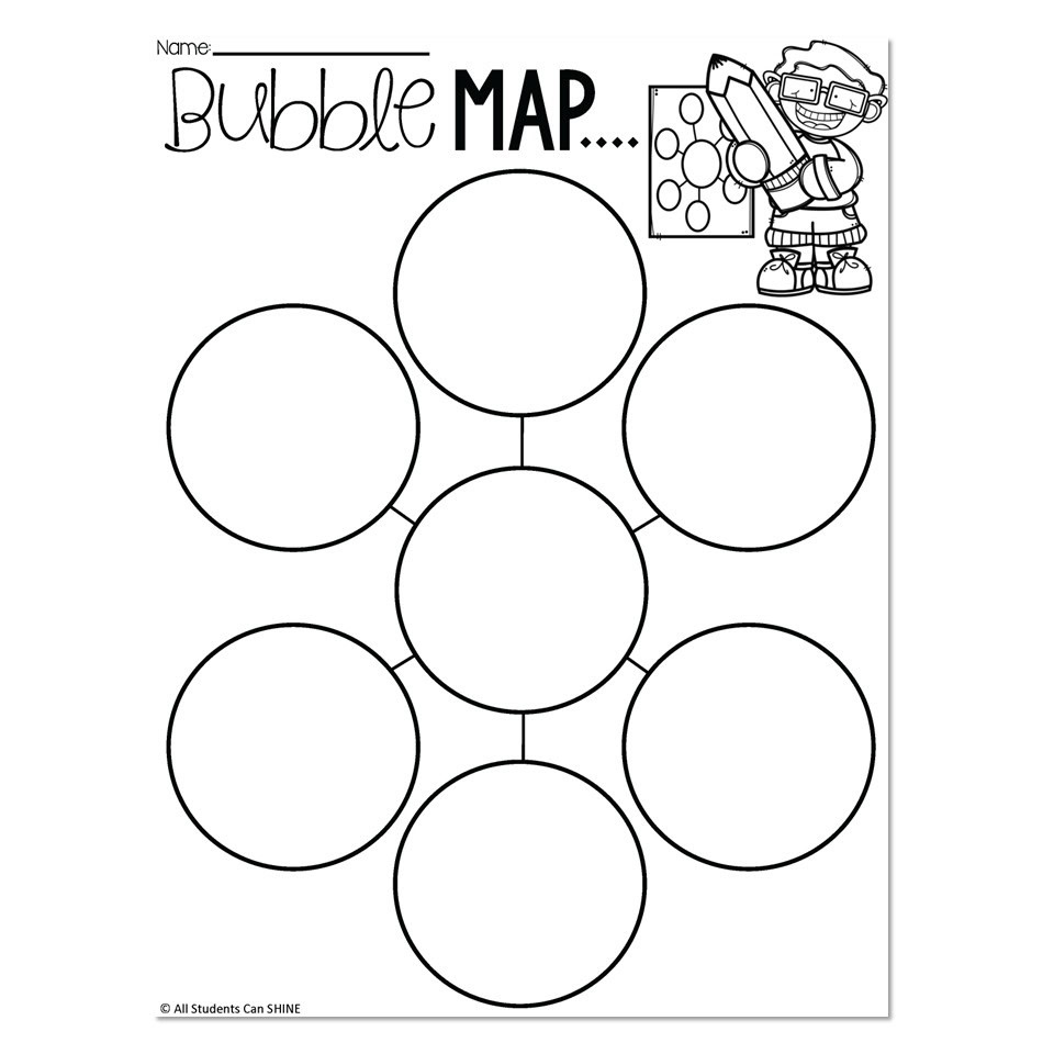 Writer's Workshop - Bubble Maps - Lucky Little Learners