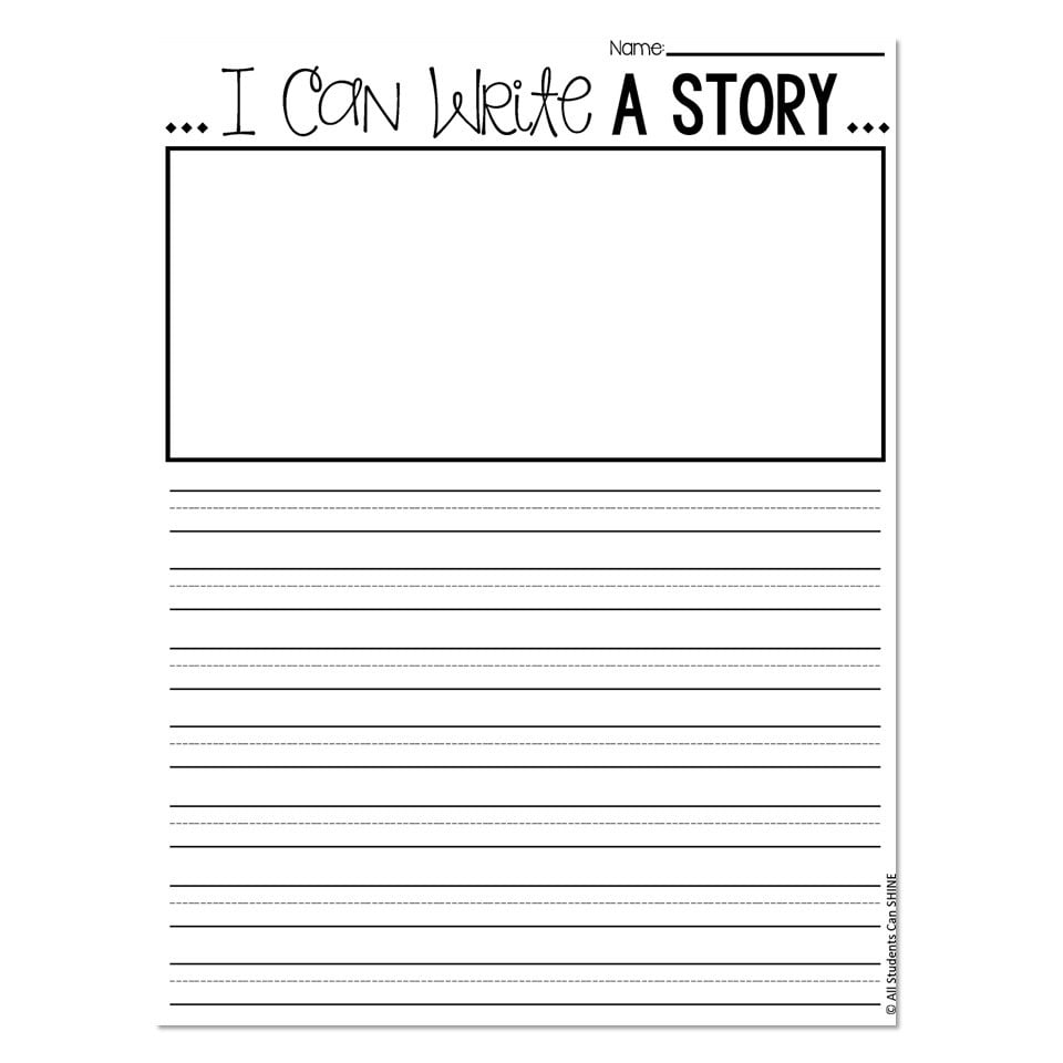 Writer's Workshop - I Can Write a Story - Lucky Little Learners