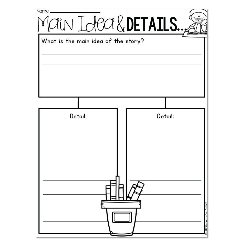 Writer's Workshop - Main Idea and Details - Lucky Little Learners