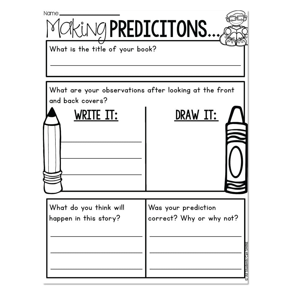 Writer's Workshop - Making Predictions - Lucky Little Learners