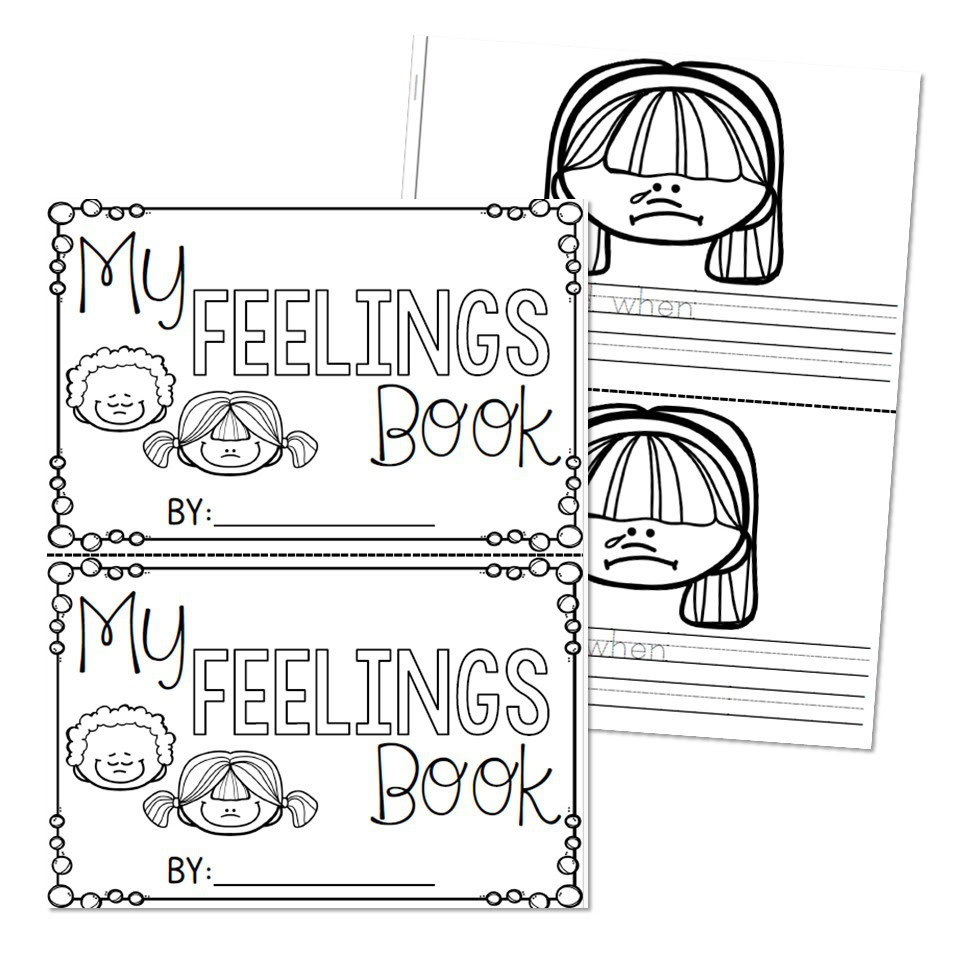Writer's Workshop - My Feelings Mini Book - Lucky Little Learners