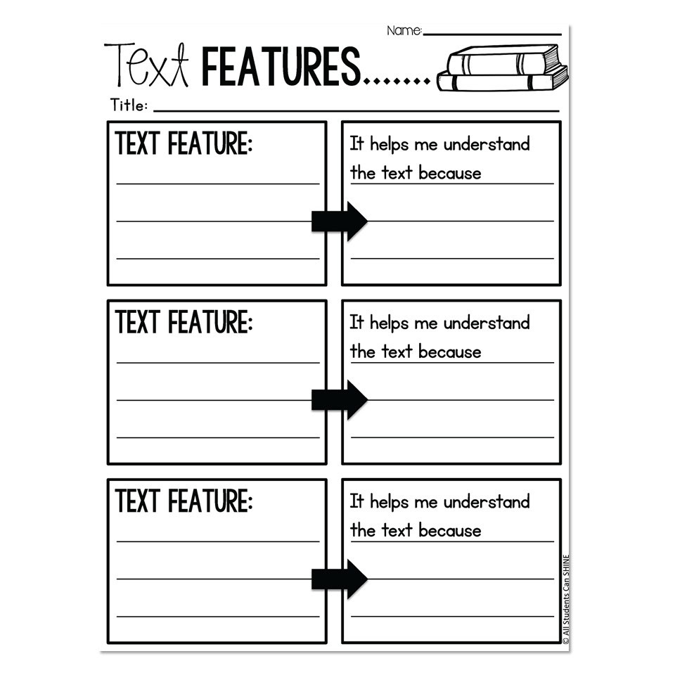 Writer's Workshop - Text Features - Lucky Little Learners