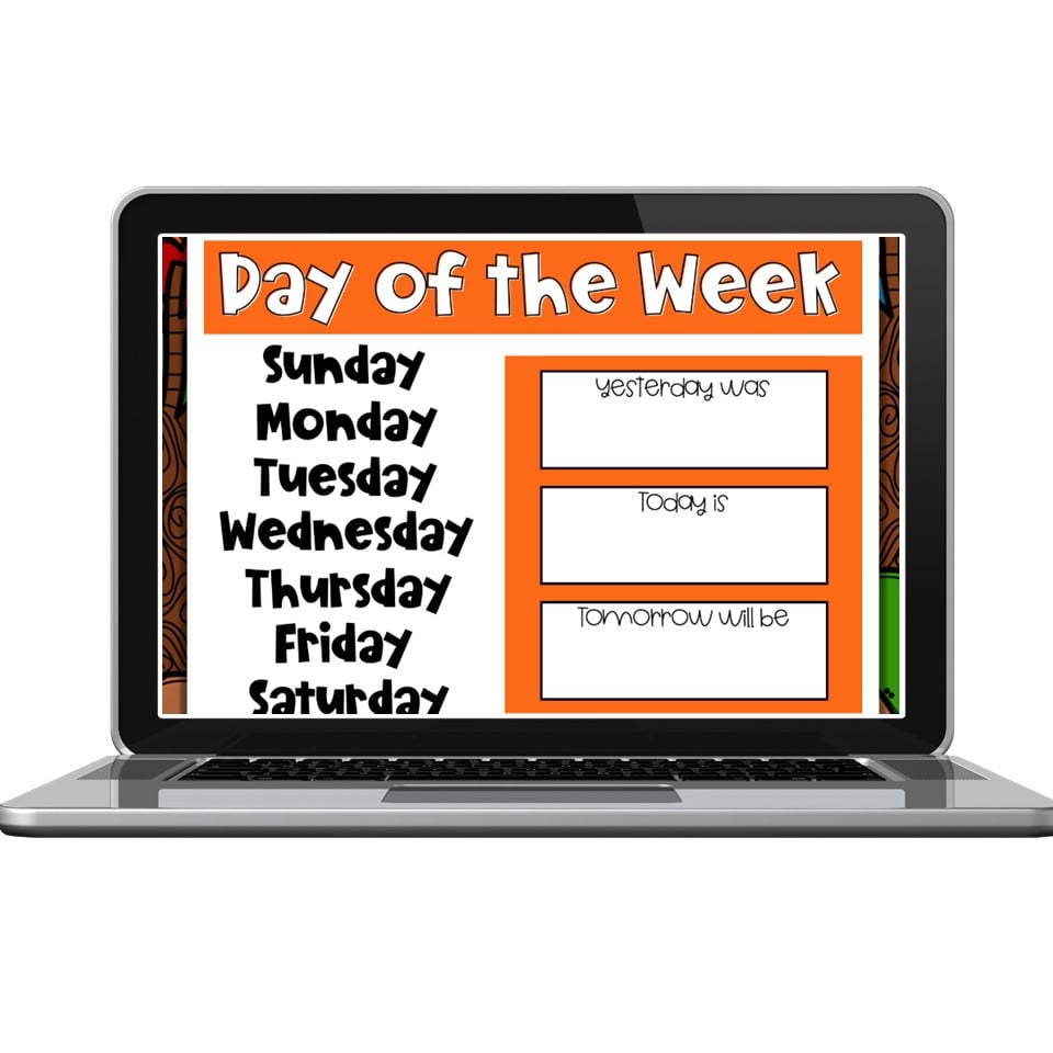 Digital Morning Meeting Calendar - Set 3 - Lucky Little Learners