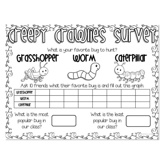 Insect Craftivity - Class Survey - Lucky Little Learners