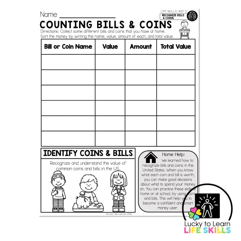 Lucky to Learn Life Skills - Unit 11 Money and Consumer Skills ...