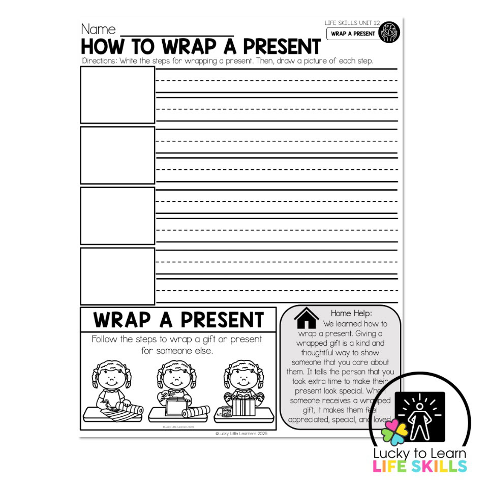 Lucky to Learn Life Skills - Unit 12 Citizenship and Community - Wrap a ...