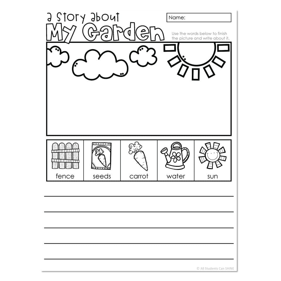 Monthly Themed Writing - March - Draw and Write - A Story About My ...
