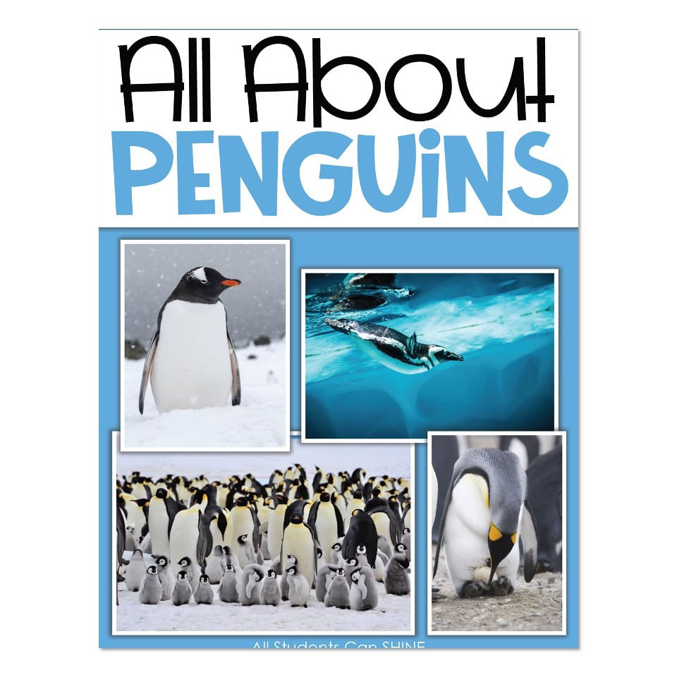Penguins Unit - Penguins Fact Book - Lucky Little Learners