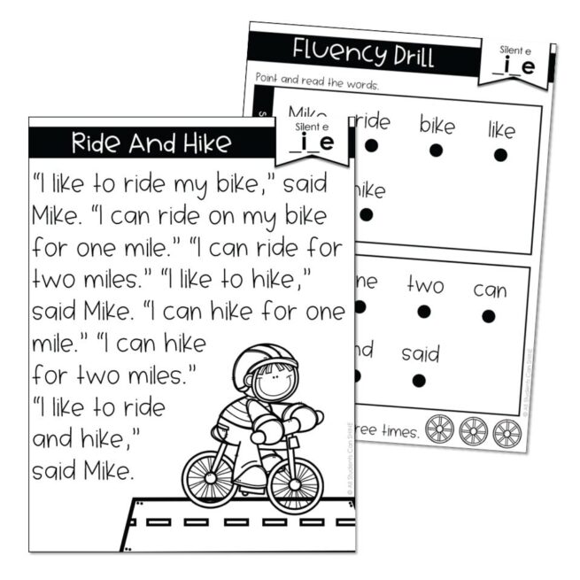 Phonics Decodable One Page Readers - CVCe I - Lucky Little Learners