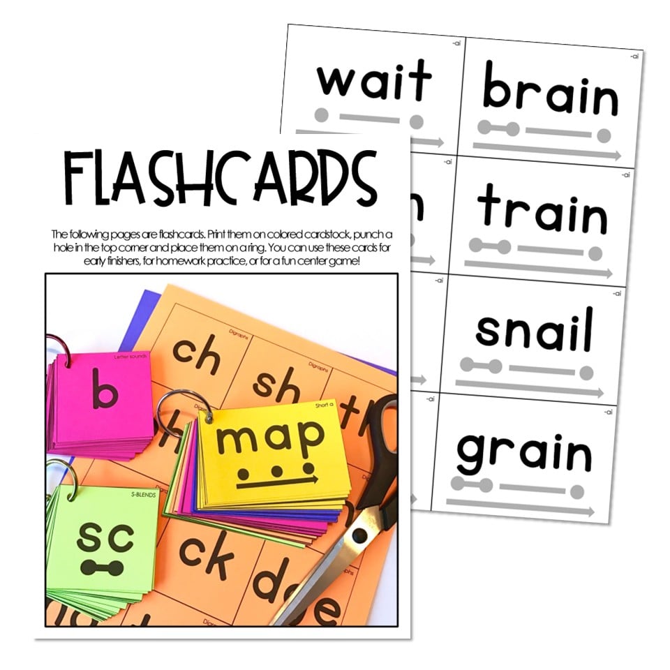 Reading Intervention - Flashcards - Sound Recognition - Vowel Teams ...