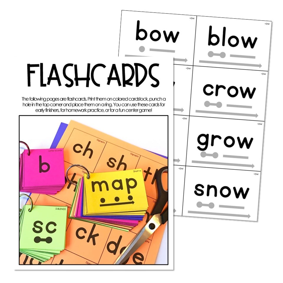 Reading Intervention - Flashcards - Sound Recognition - Vowel Teams ...