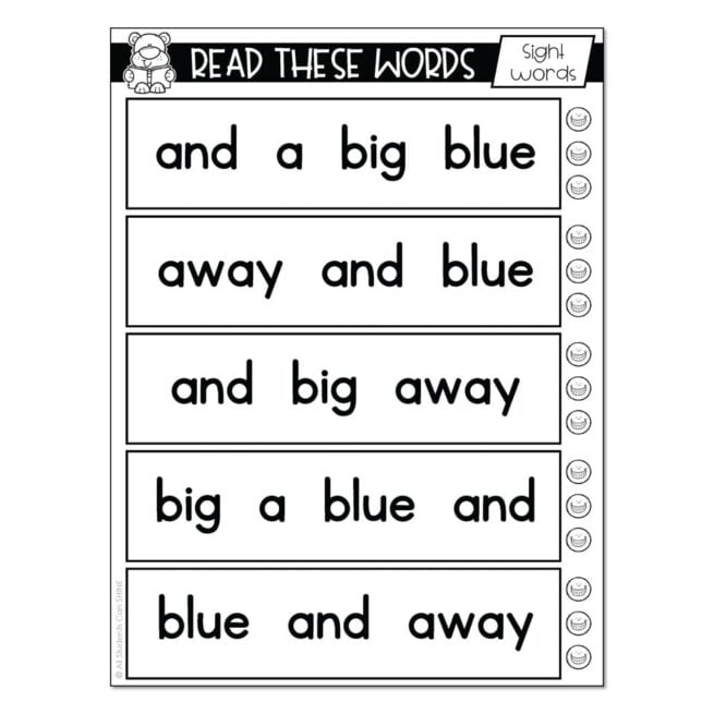 Reading Intervention - Sound Recognition - Sight Words - Lucky Little ...