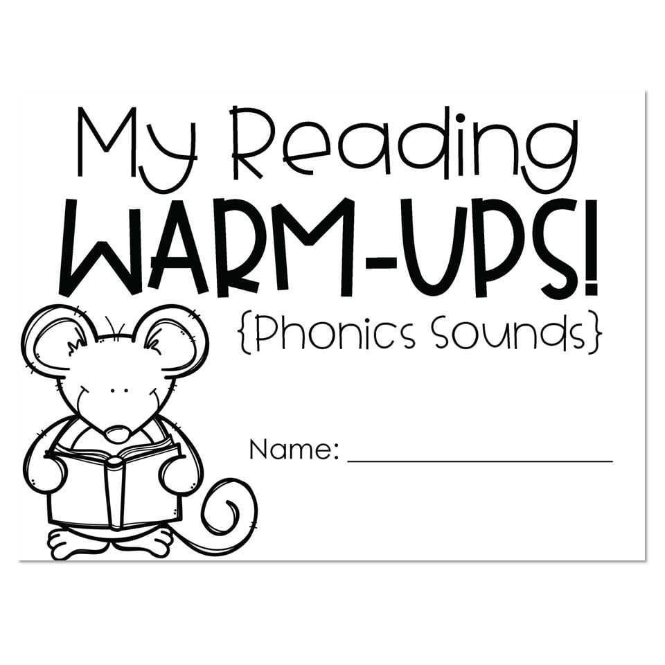 Reading Warm-Ups - Phonics - Cover Page - Lucky Little Learners