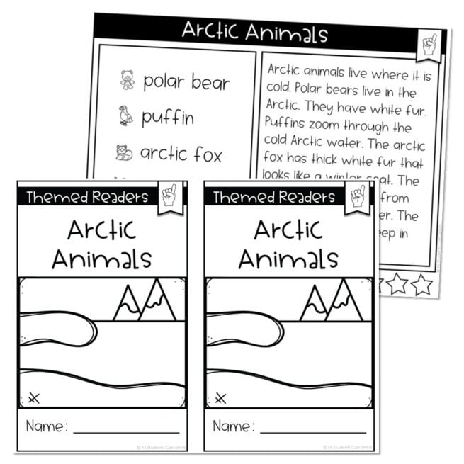 Themed Readers - Arctic Animals - Lucky Little Learners