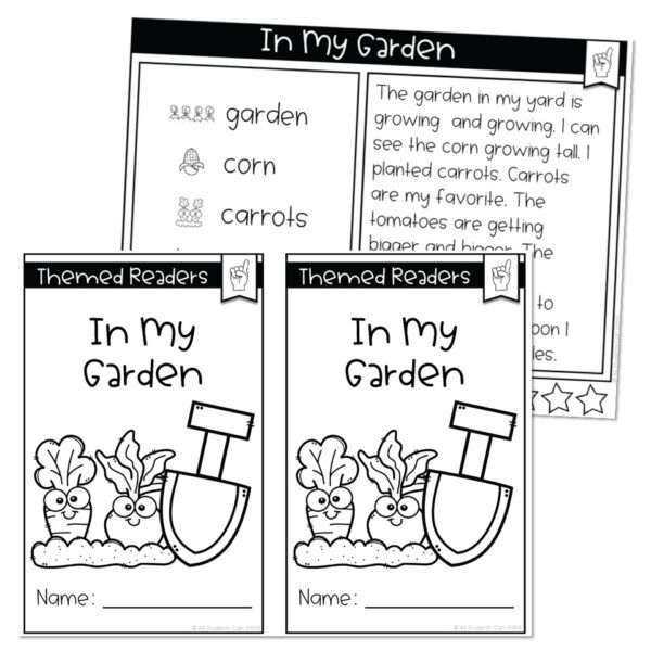 Themed Readers - In My Garden - Lucky Little Learners