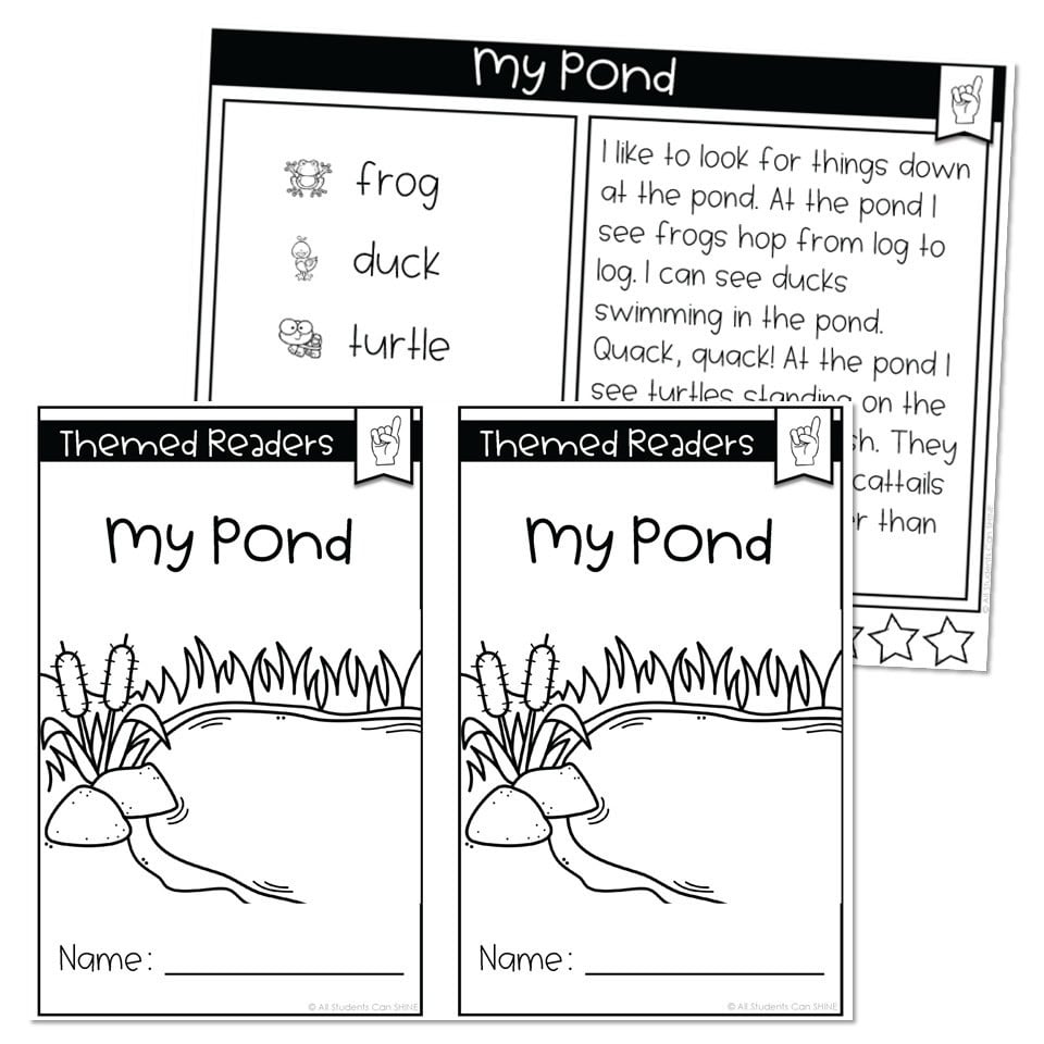 Themed Readers - My Pond - Lucky Little Learners