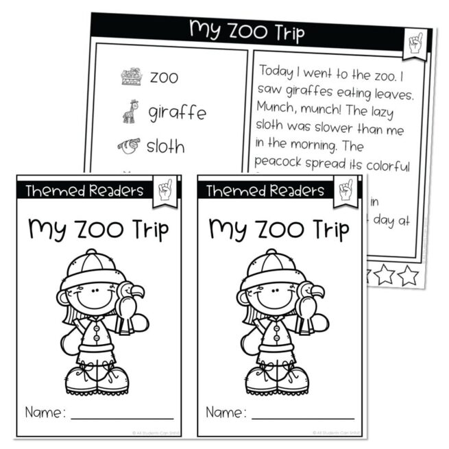 Themed Readers - My Zoo Trip - Lucky Little Learners