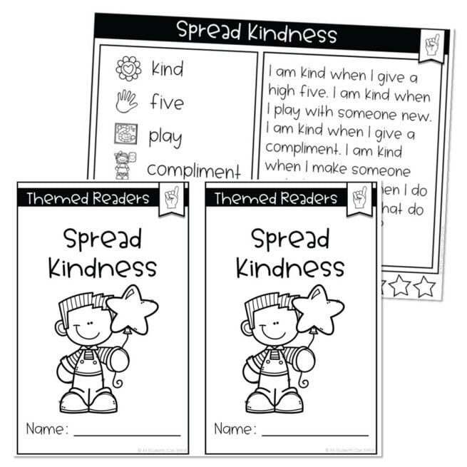 Themed Readers - Spread Kindness - Lucky Little Learners
