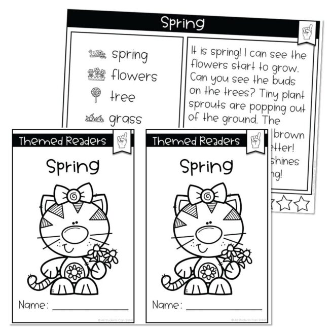 Themed Readers - Spring - Lucky Little Learners