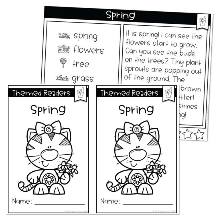 Themed Readers - Spring - Lucky Little Learners