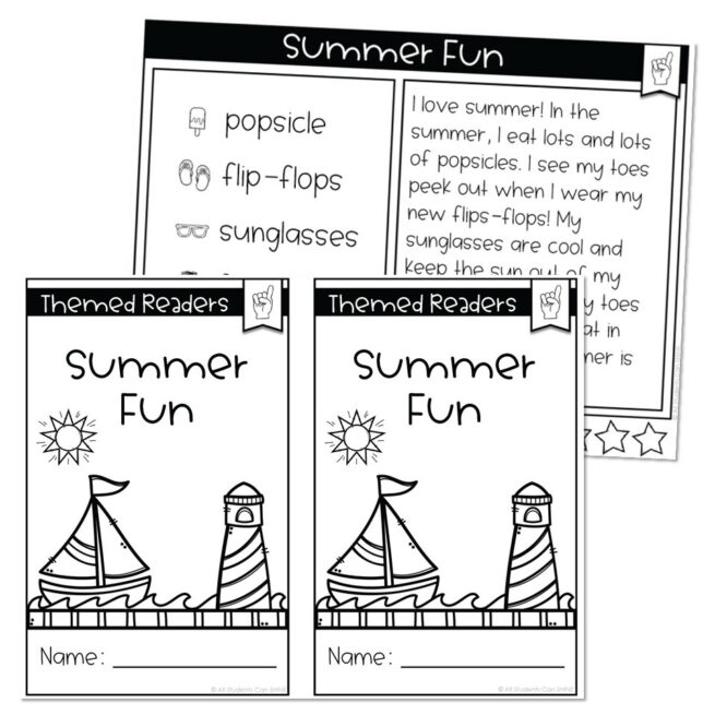 Themed Readers - Summer Fun - Lucky Little Learners