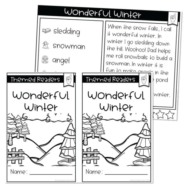 Themed Readers - Wonderful Winter - Lucky Little Learners