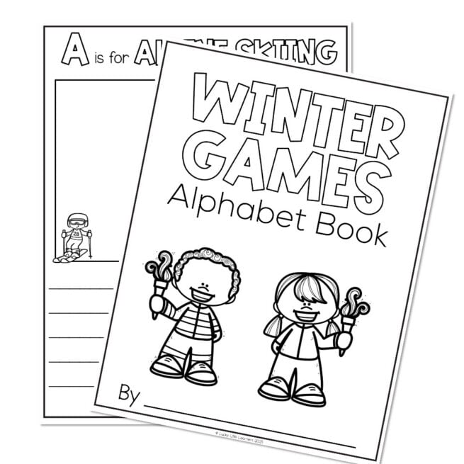 Winter Games - Alphabet Book - Lucky Little Learners