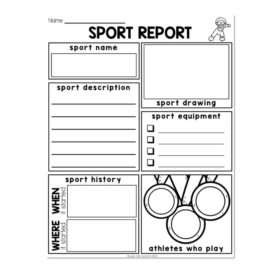 Winter Games - Sport Report - Lucky Little Learners