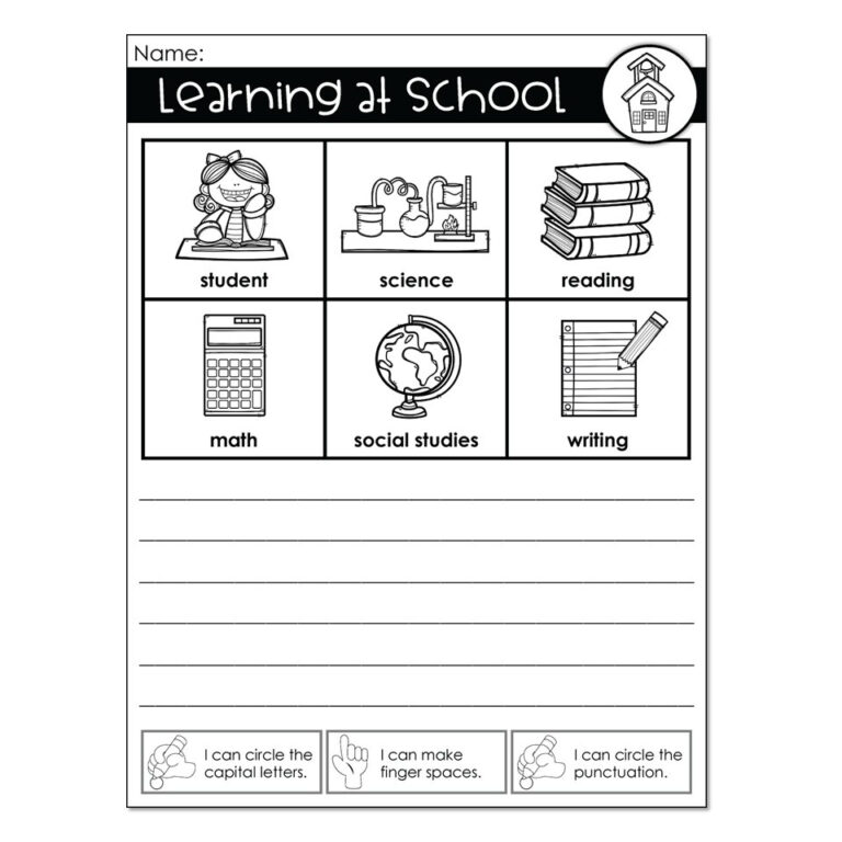 Writing with Word Lists - Learning at School - Lucky Little Learners