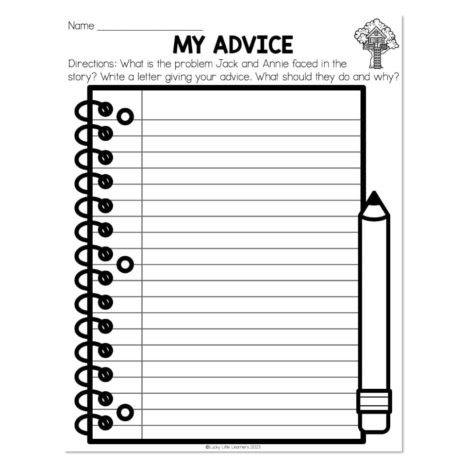 Chapter Book Companion - Magic Tree House - Character Problems - My ...