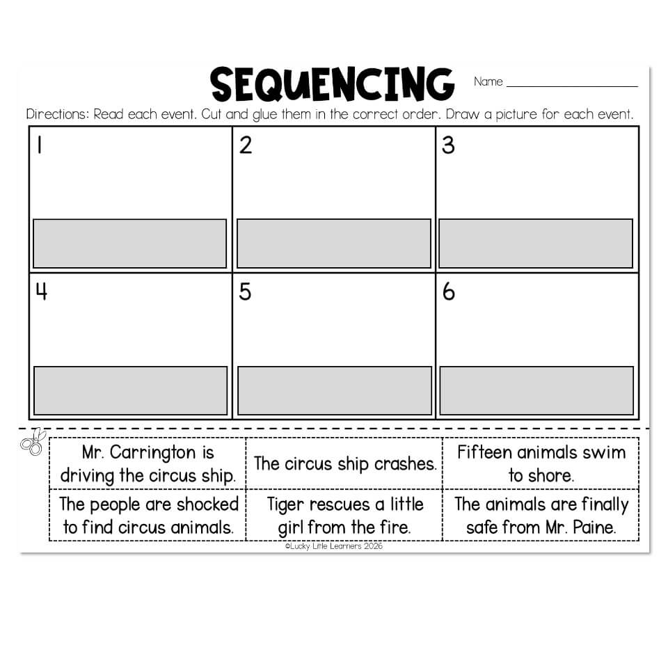 Circus Transformation - Reading Comprehension - Circus Ship ...