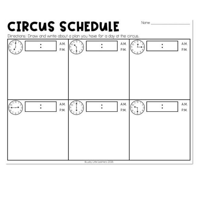 Circus Transformation - Reading - Sequence - Circus Schedule - Lucky ...