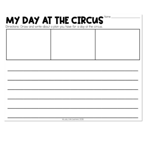 Circus Transformation - Reading - Story Structure - My Day at the ...