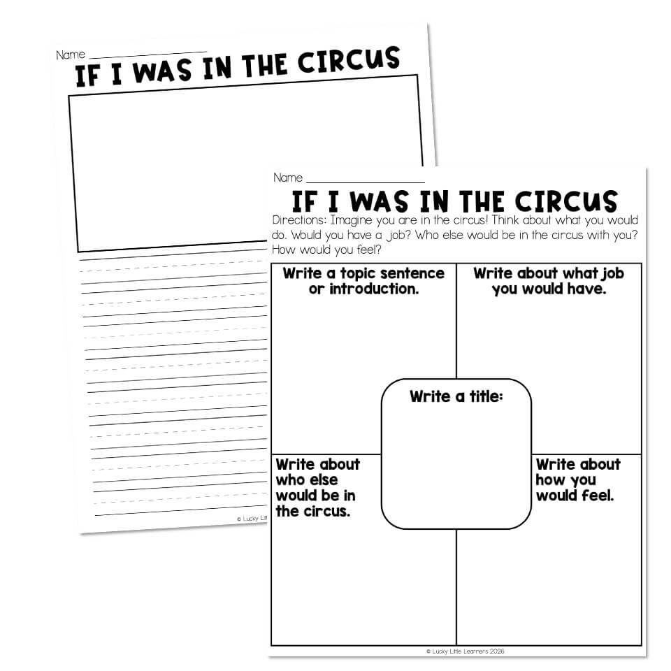 Circus Transformation - Writing - If I was in the Circus - Lucky Little ...