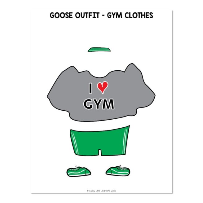 Classroom Goose - Gym Outfit - Lucky Little Learners