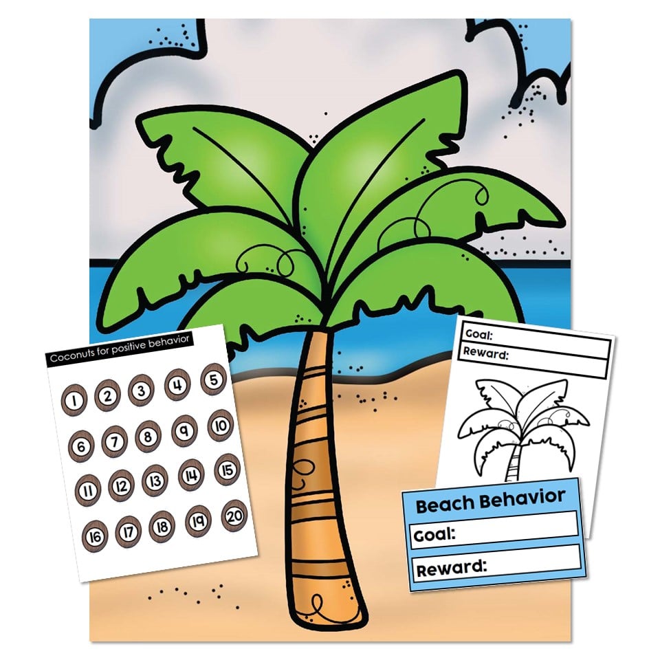 Classroom Transformation - Beach Day - Beach Behavior - Lucky Little ...
