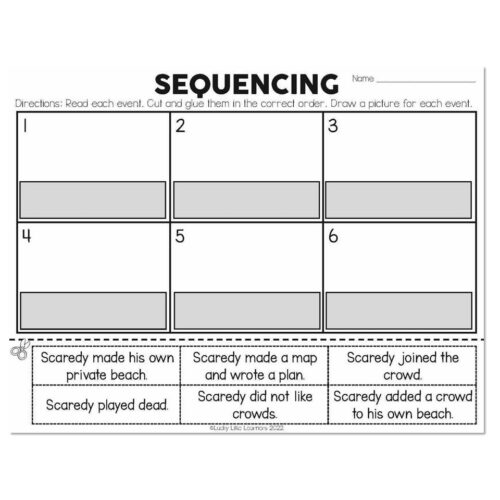 Classroom Transformation - Beach Day - Scaredy Squirrel Sequencing ...