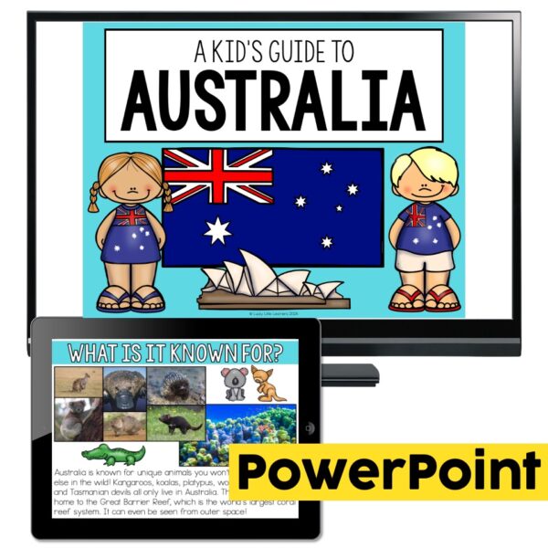 Country Study - Australia - Teaching Slides - PowerPoint - Lucky Little ...