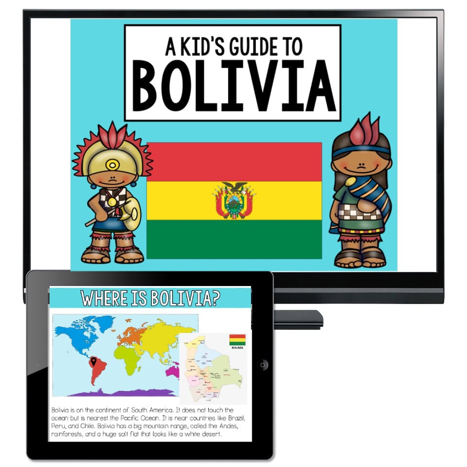 Country Study - Bolivia - Teaching Slides - Lucky Little Learners